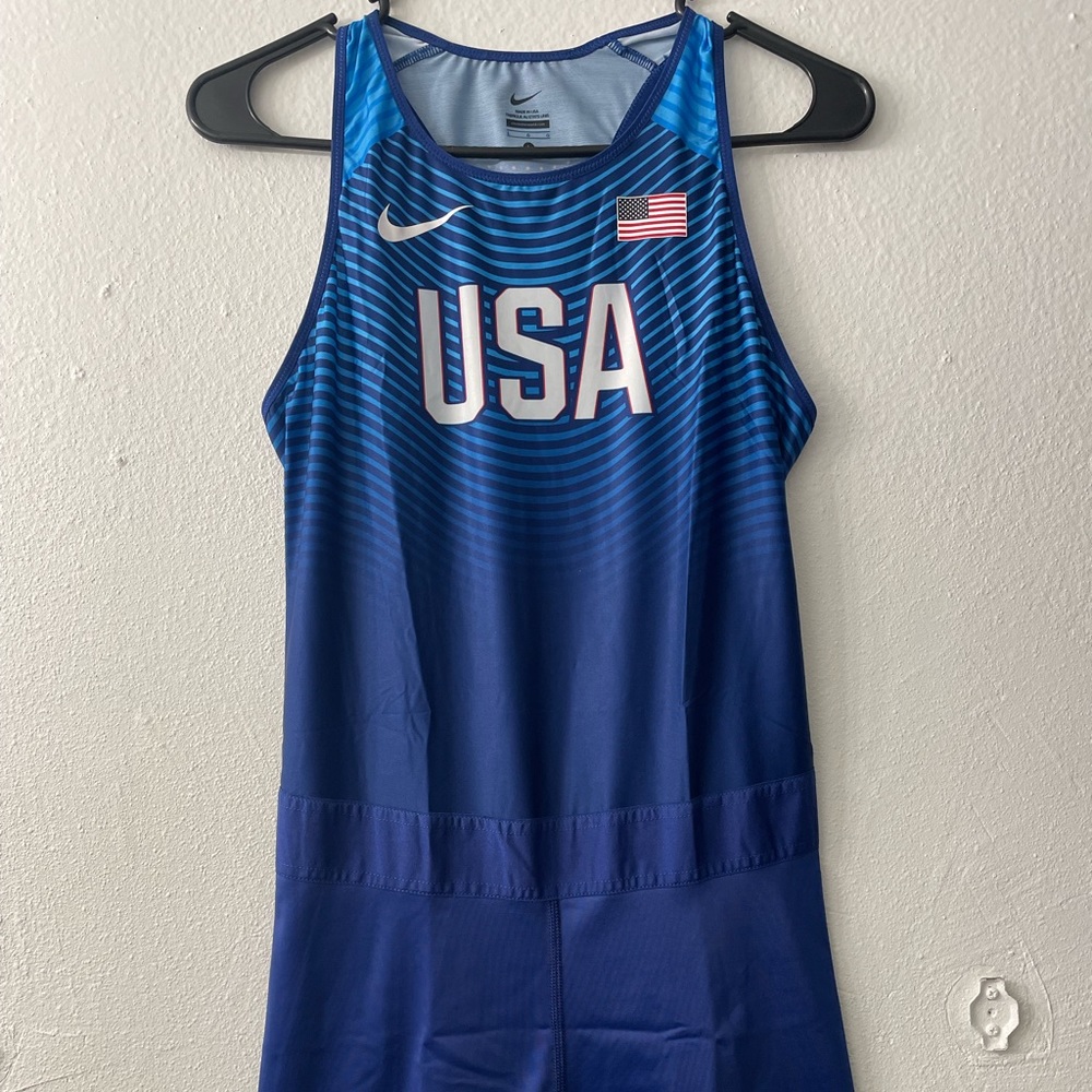 Nike Pro Elite Team Issued Usa Olympics Speedsuit Uni… - Gem